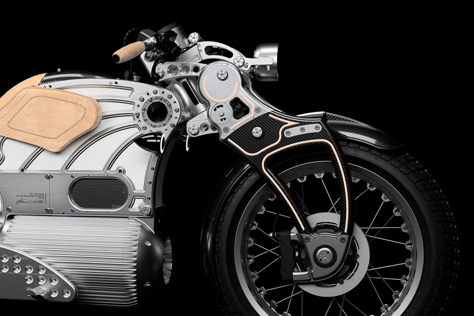 Curtiss One 120ème anniversaire : la moto électrique américaine ultra ...