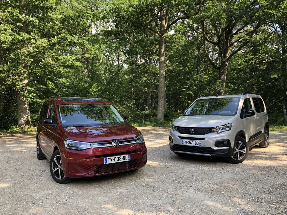Comparatif vidéo - Volkswagen Caddy vs Peugeot Rifter : des différences ...
