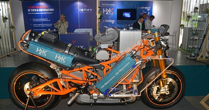La moto à hydrogène française se montre enfin