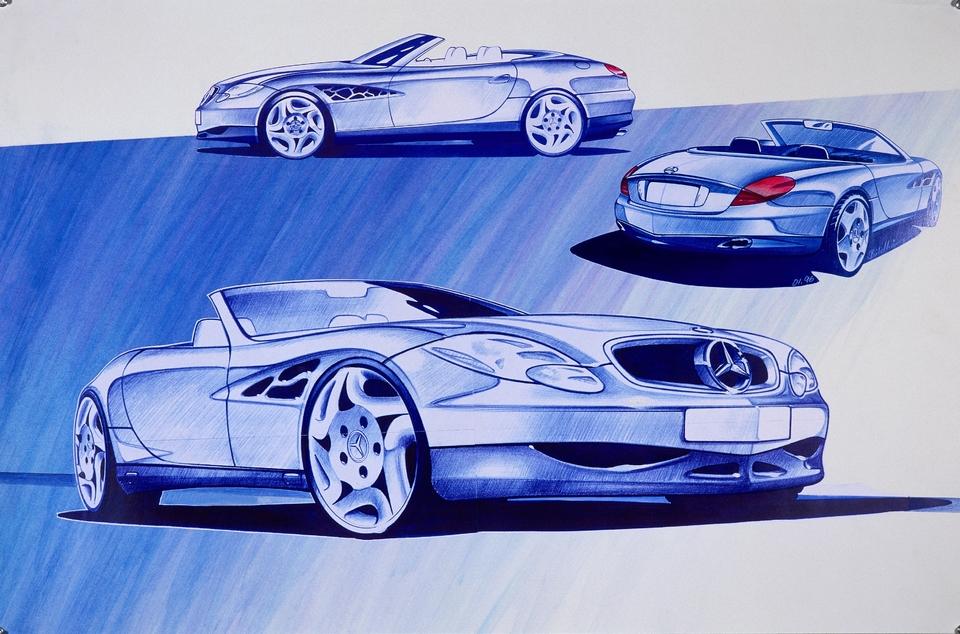 Mercedes-Benz SL R230 (2001 – 2008), le roadster technologique, dès 10 ...