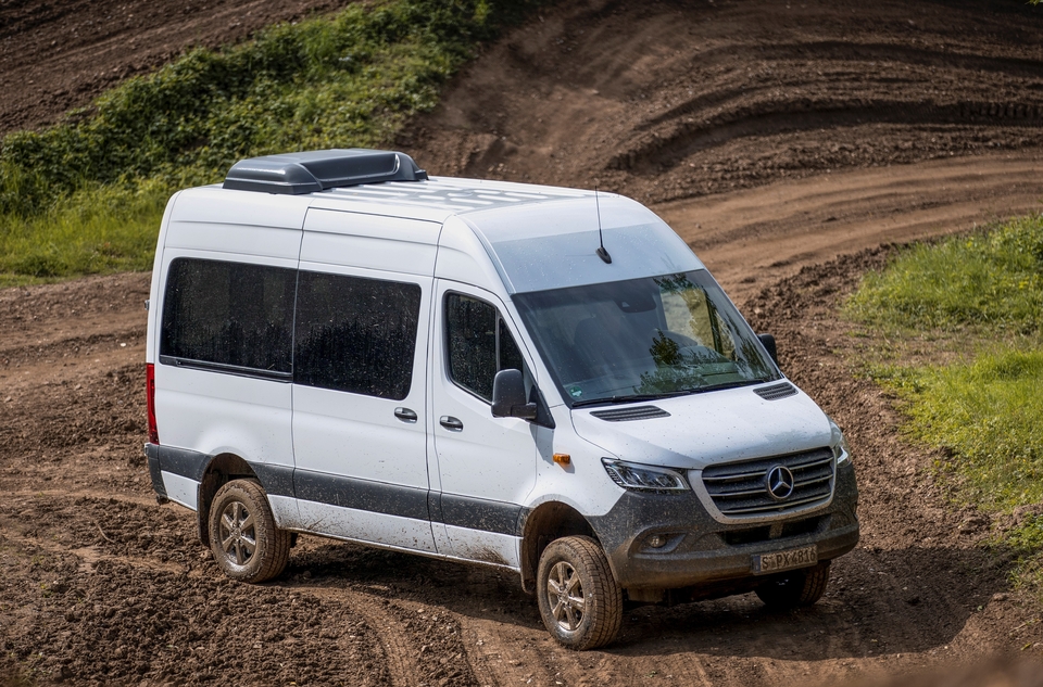 Mercedes Sprinter 4x4 : nouveau moteur, nouvelle transmission