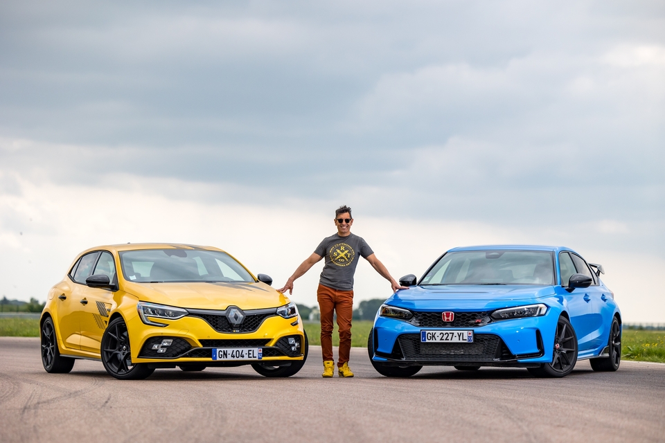 Comparatif vidéo - Les essais de Soheil Ayari - Honda Civic Type R VS ...