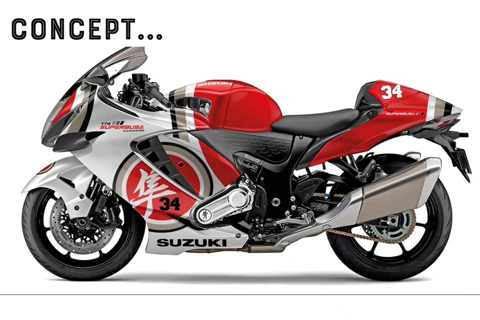 400 chevaux pour la Suzuki SuperBusa Schwantz Edition