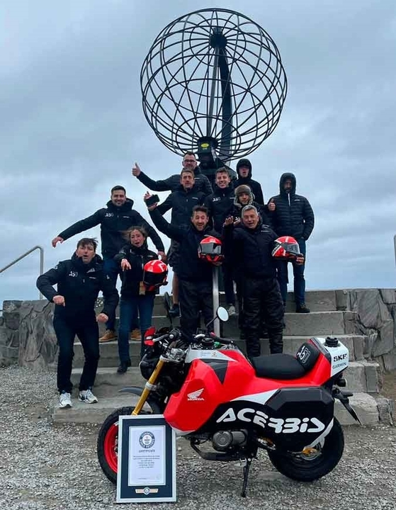 Un record du monde pour le Honda Monkey