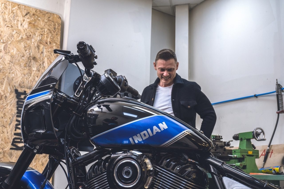Une Indian Sport Chief customisée pour Richard Jones de The Stereophonics
