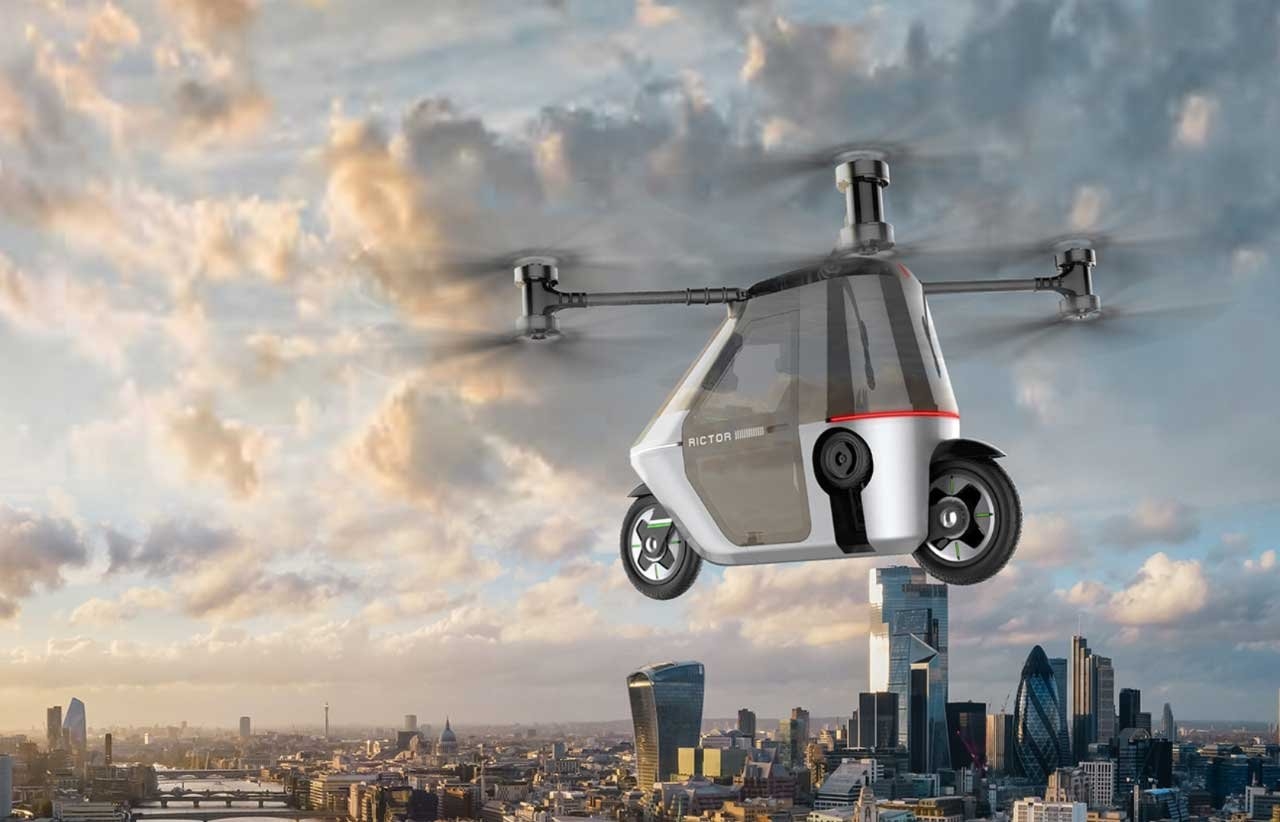 Un étonnant scooter volant dévoilé à Las Vegas