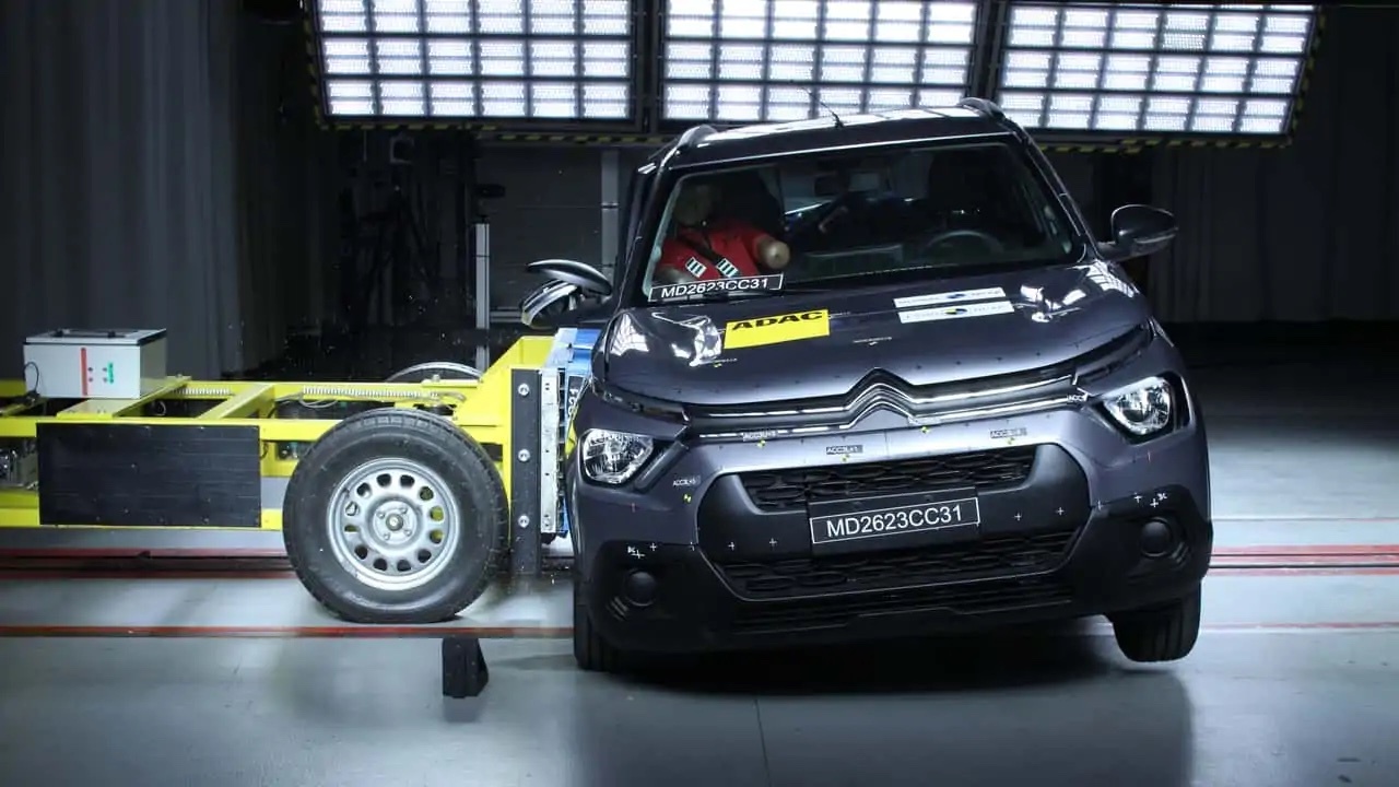 Le crash-test catastrophique de la nouvelle Citroën C3