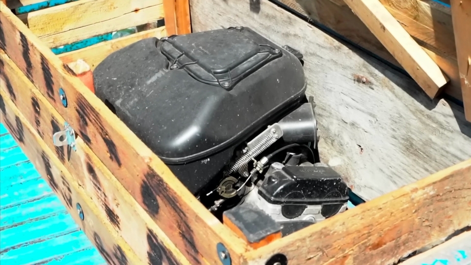 Un Piaggio Ape boosté par un moteur de Suzuki Hayabusa