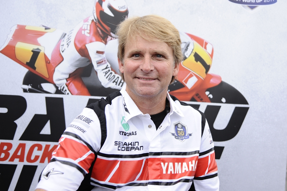 Wayne Rainey de nouveau au guidon d'une moto de course