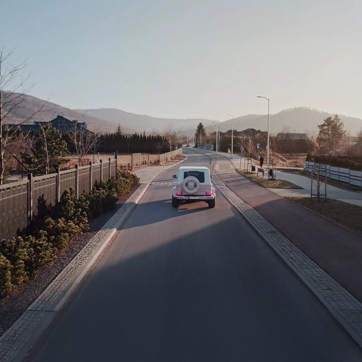 Un classe G rose dedans et dehors