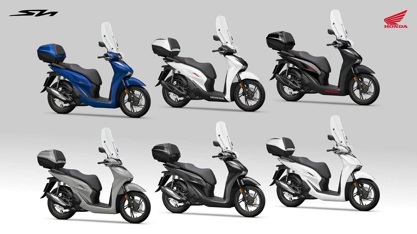De nouvelles robes et une version inédite pour la famille Honda SH