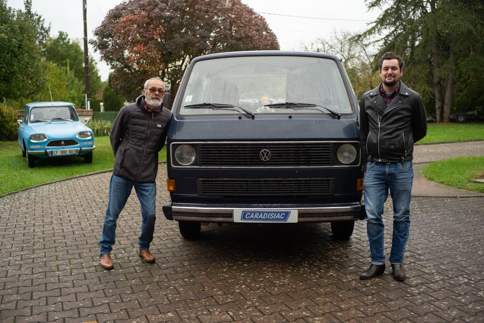 L'auto des voisins - Tristan, son Volkswagen T3 et son papa