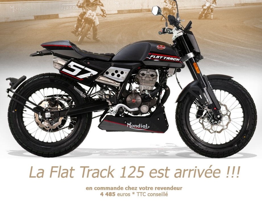 La FB Mondial Flat Track 125 débarque en concessions