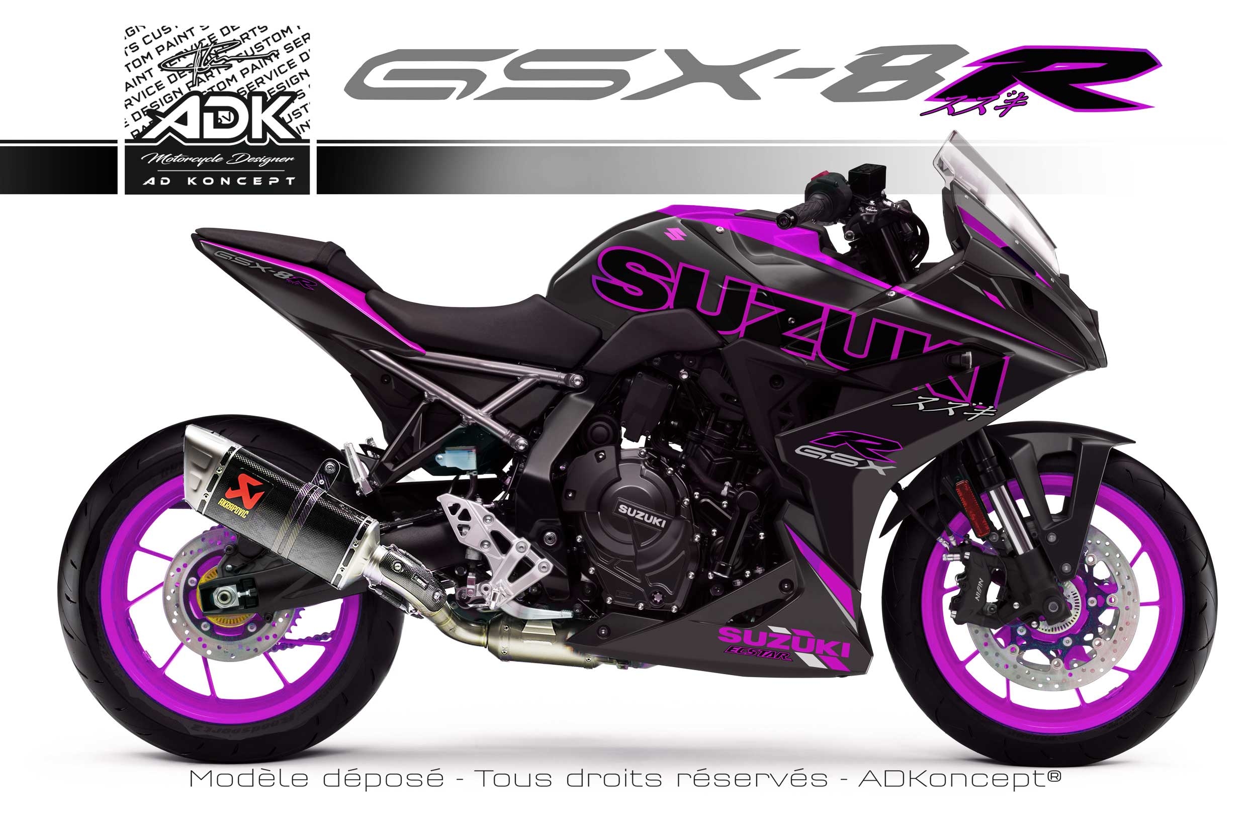 La Suzuki GSX-8R prend des couleurs