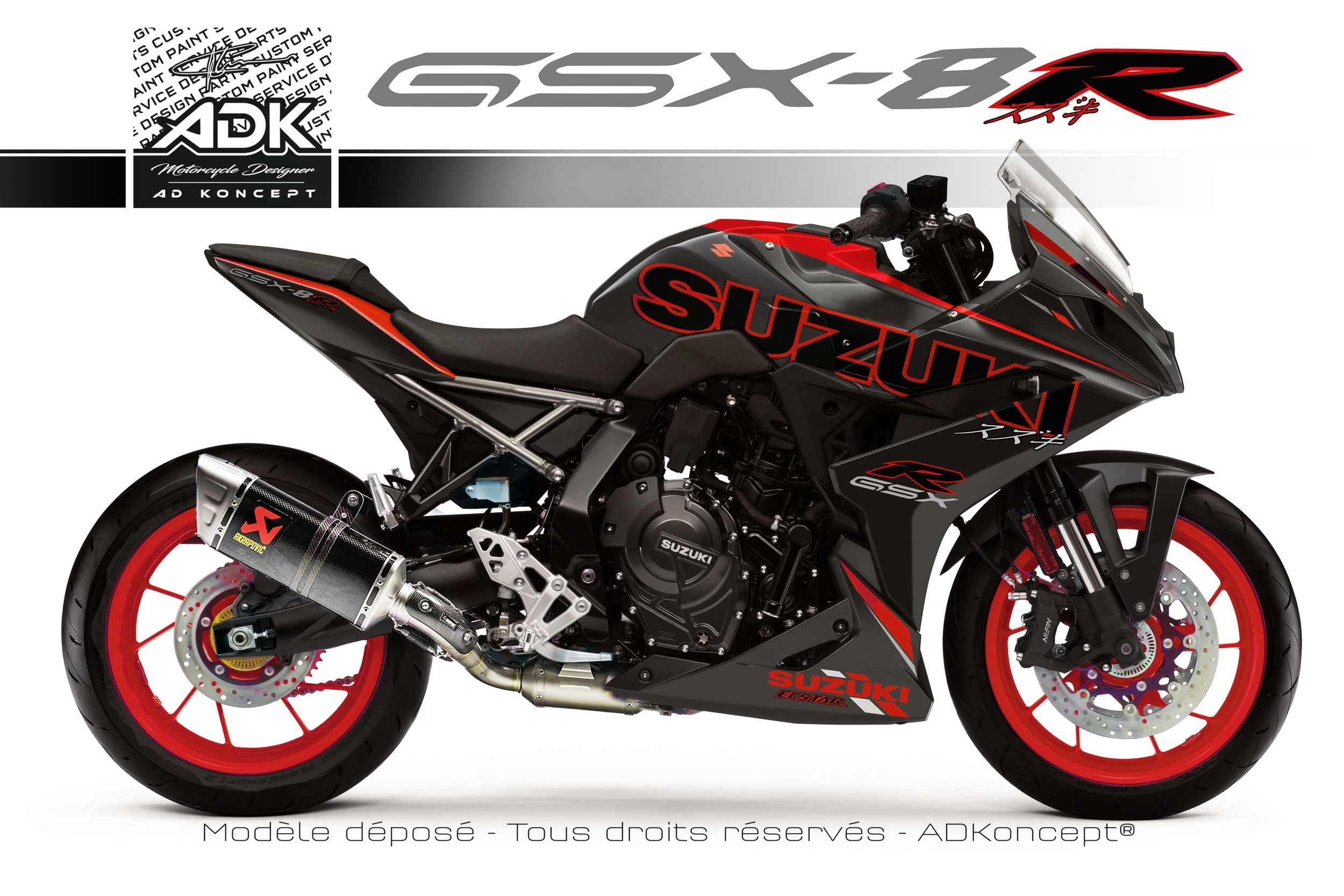 La Suzuki GSX-8R prend des couleurs
