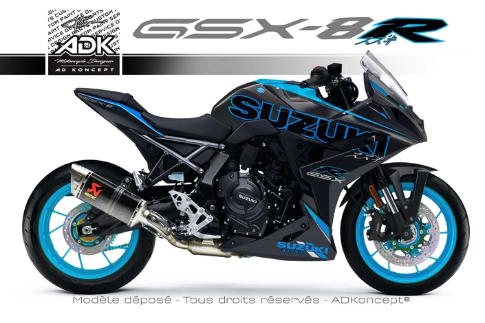 La Suzuki GSX-8R prend des couleurs
