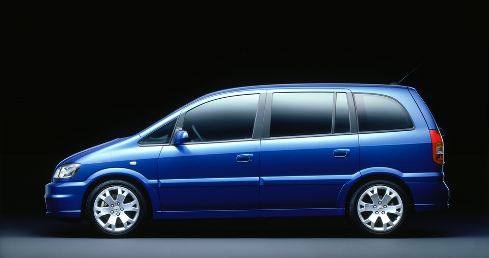 Opel Zafira A OPC (2001 – 2004), le premier monospace de sport, dès 3 000