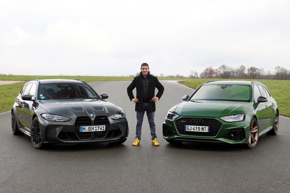 Comparatif - Les essais de Soheil Ayari - BMW M3 Touring VS Audi RS4 avant : livraison express