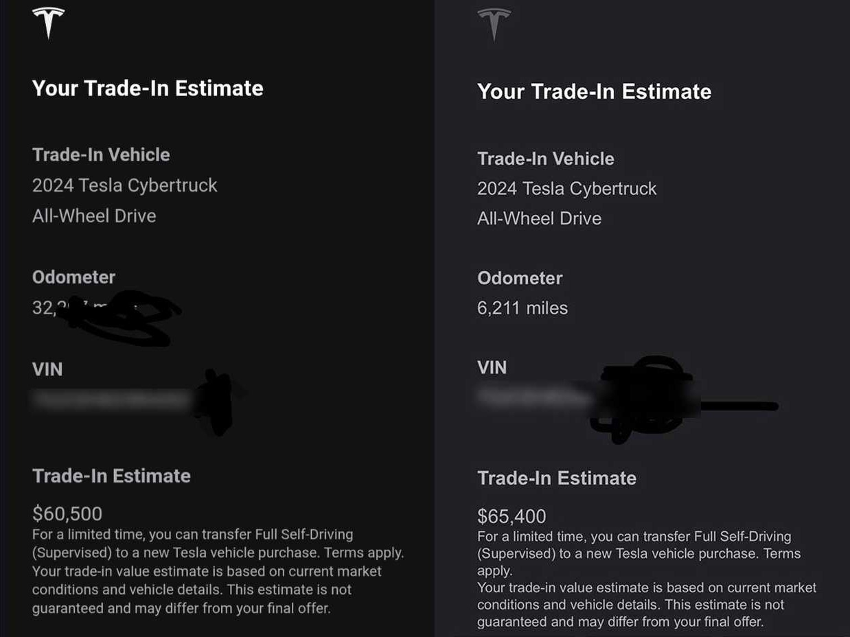 Le Tesla Cybertruck affiche une décote de folie