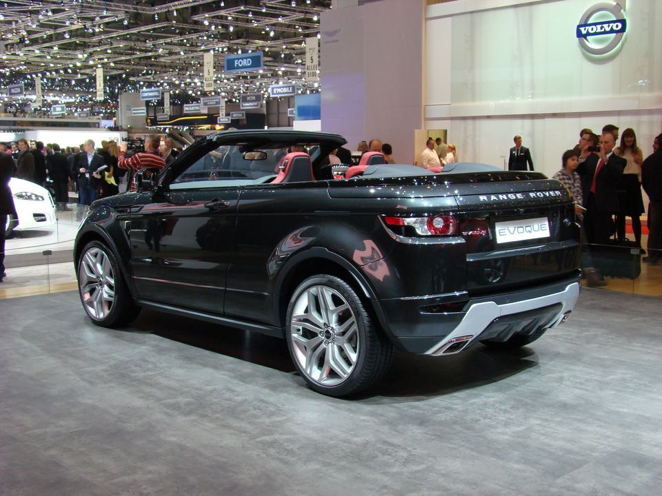 Vidéo en direct de Genève 2012 : Range Rover Evoque Convertible Concept ...