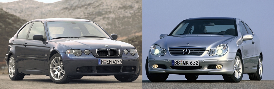 BMW 325 ti vs Mercedes C320 Sport, duel de moches au gros cœur, dès 4 500