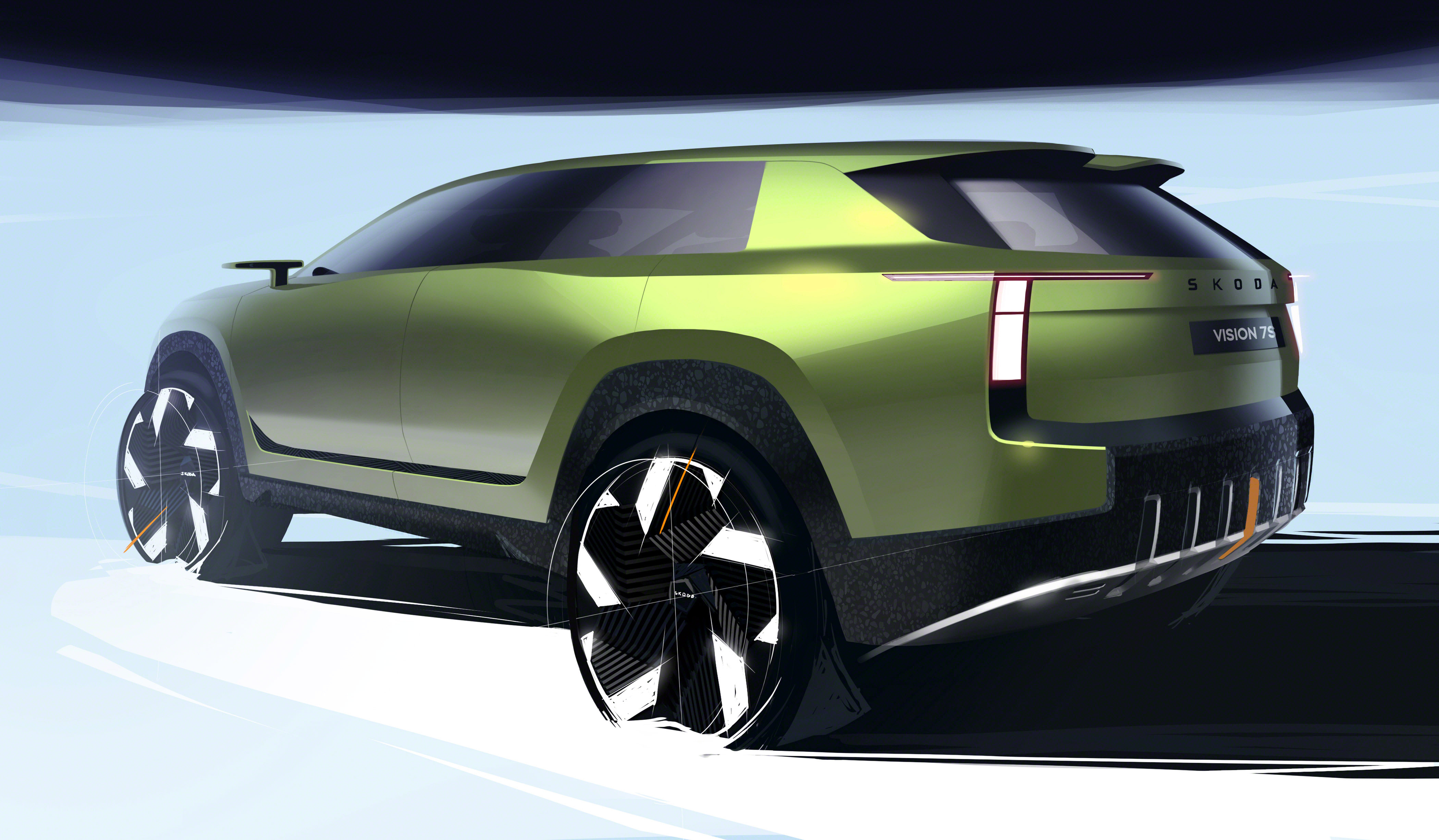 Skoda Vision 7S, un futur SUV électrique à 7 places