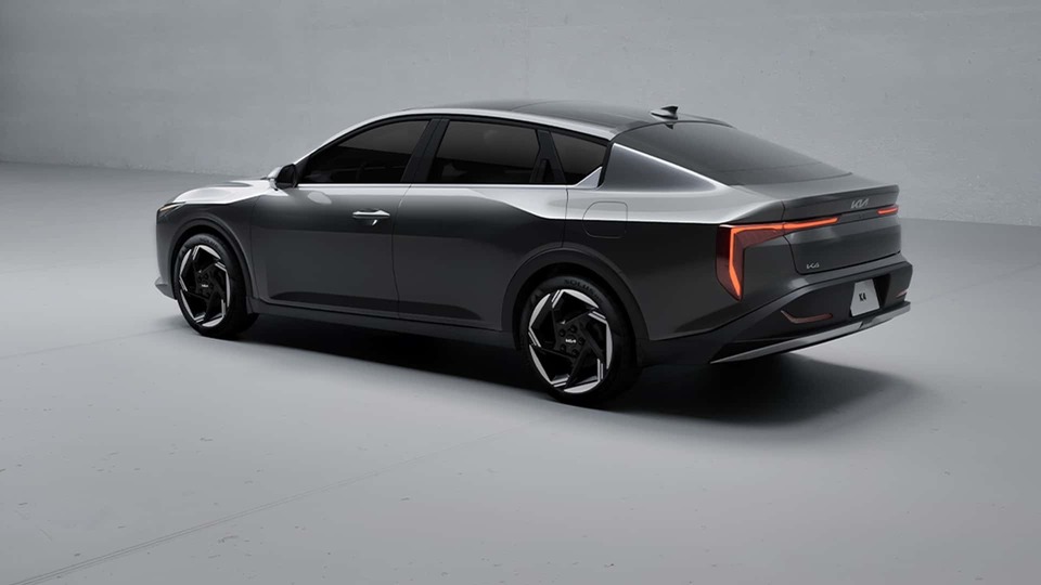 La Kia K4 (2024) est une berline au style très audacieux
