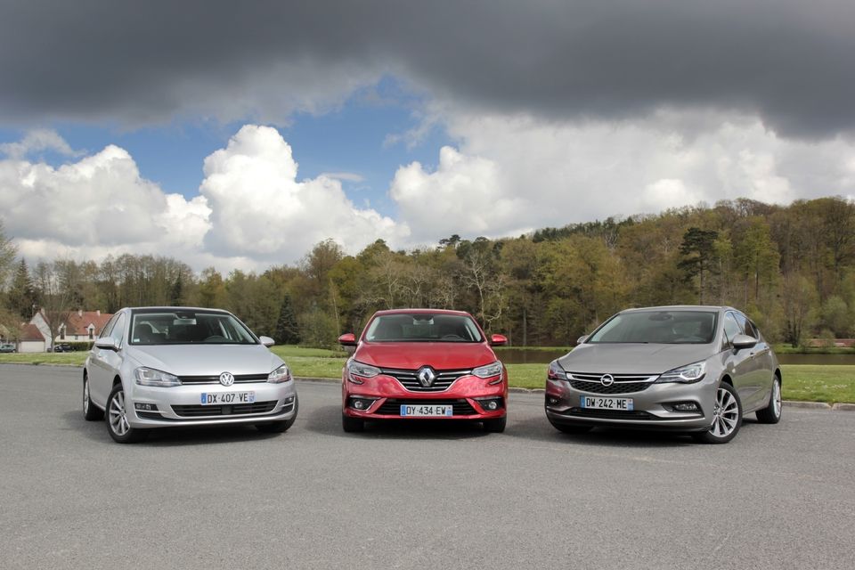 Comparatif vidéo - Renault Mégane vs Opel Astra vs Volkswagen Golf : la ...