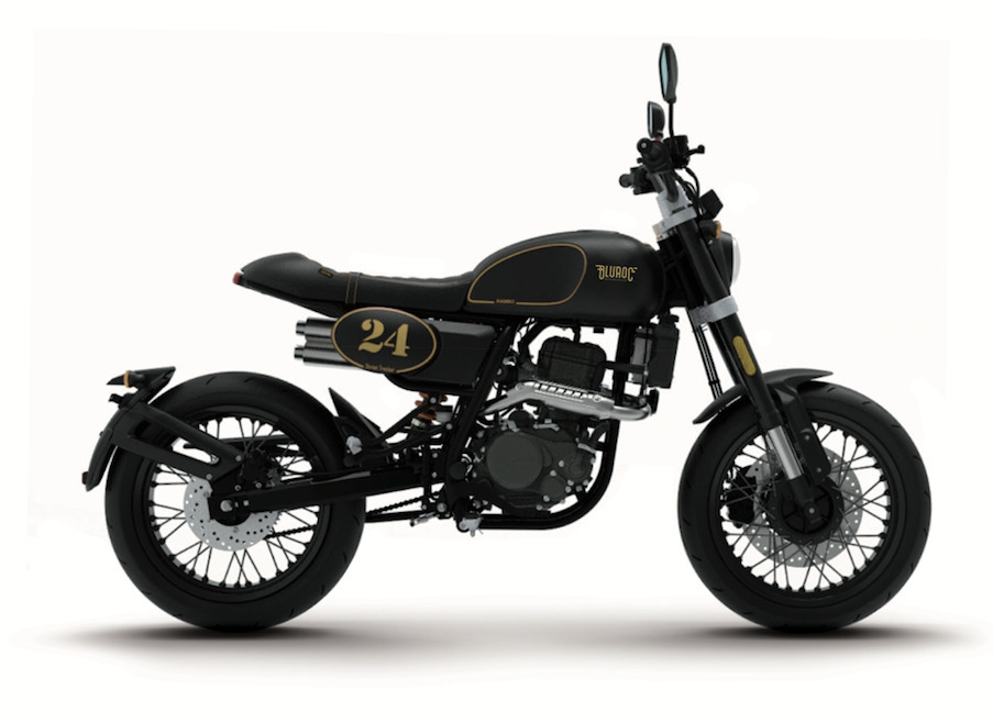 Bluroc Tracker 125 : une nouvelle petite moto au look dirt track
