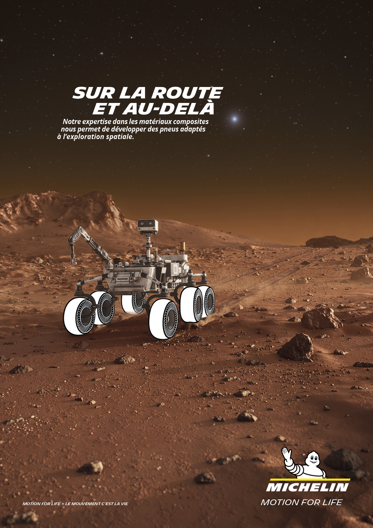 La nouvelle pub Michelin est un bijou