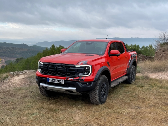 Premières images de l'essai du Ford Ranger (2022)