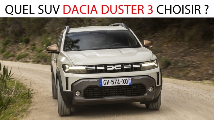 Quel SUV Dacia Duster 3 choisir