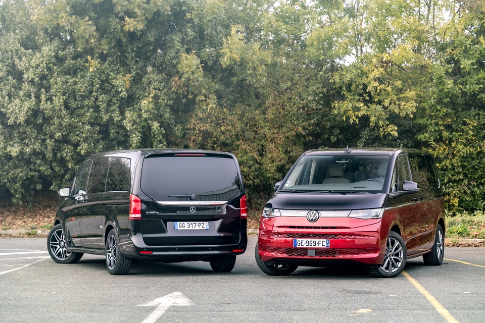 Comparatif – Volkswagen Multivan VS Mercedes V : ils vont vous faire ...