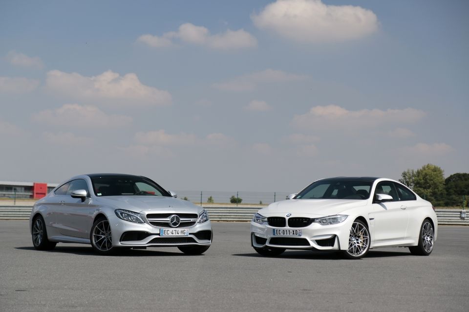 Comparatif vidéo - BMW M4 Compétition vs Mercedes AMG C63 Coupé ...