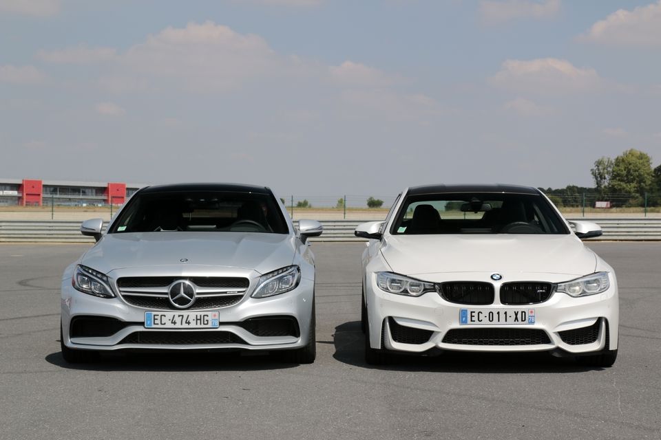 Comparatif vidéo - BMW M4 Compétition vs Mercedes AMG C63 Coupé ...