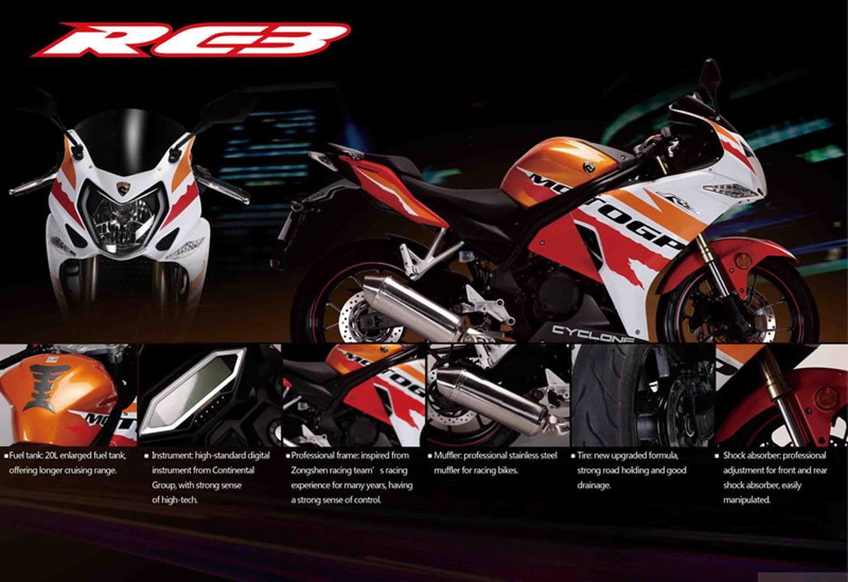 Cyclone RC3 MotoGP : une curiosité venue de Chine