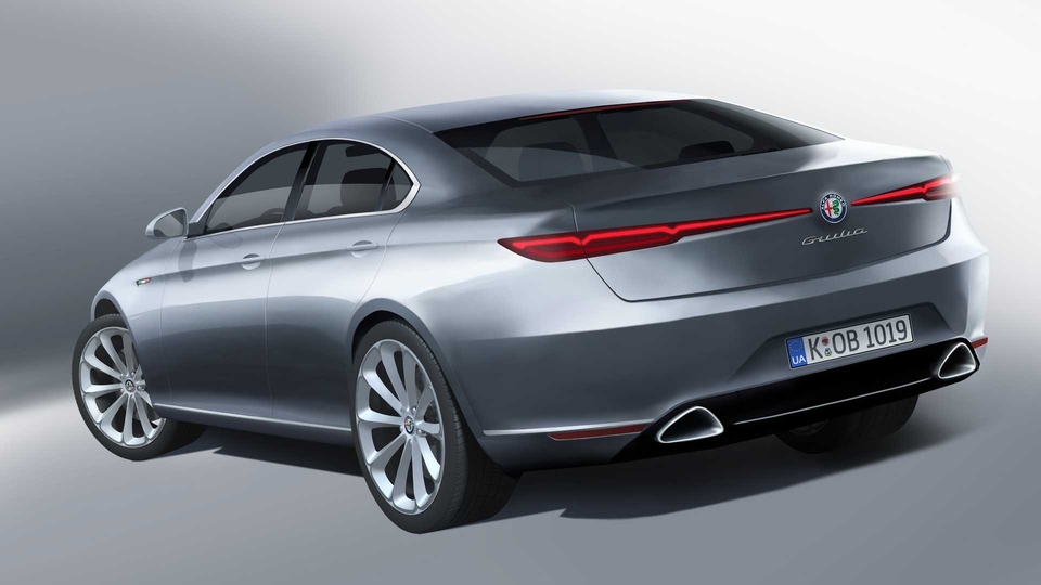 Future Alfa Romeo Giulia : comme ça