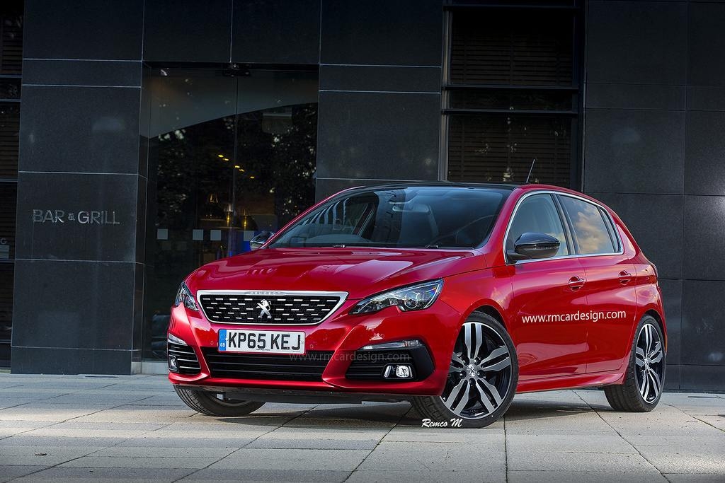 Design : un artiste imagine la Peugeot 308 restylée