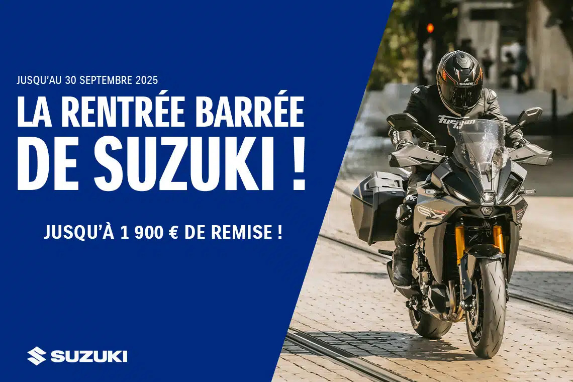Suzuki dévoile aussi ses promos de rentrée