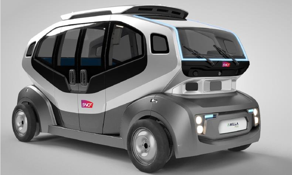 Flexy, la navette mixte route/rail de la SNCF