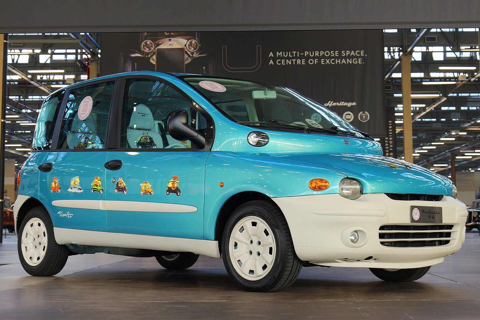 L'étonnant Fiat Multipla 6x6 rejoint le Stellantis Heritage
