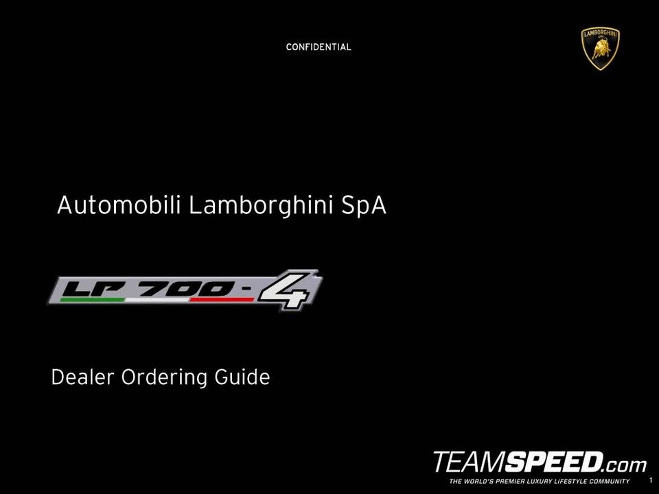 Future Lamborghini LP700-4: le 0 à 100 km/h en 2,9 s, 1575 kg...