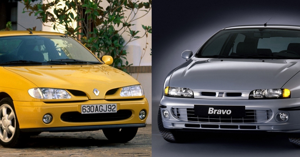Des youngtimers sportives et sympas : Fiat Bravo HGT ou Renault Mégane ...