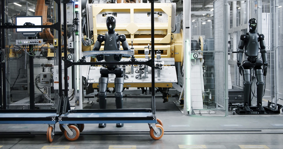 Les robots Figure 02 de l’usine BMW Spartanburg prennent leur retraite