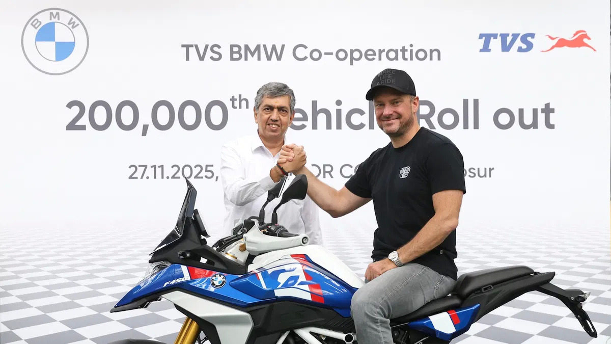 L’Indien TVS lance la production de la nouvelle BMW F450 GS