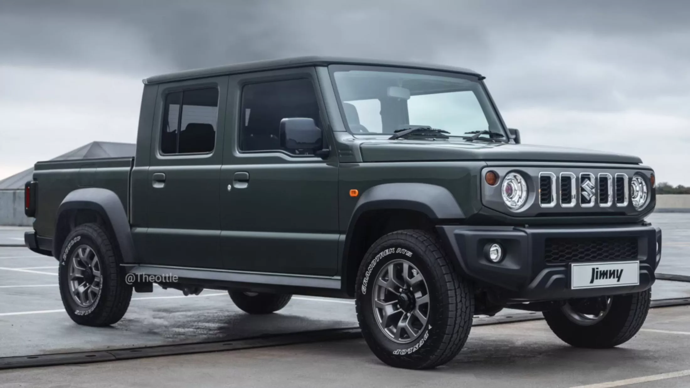 Le Suzuki Jimny imaginé en Jeep Gladiator