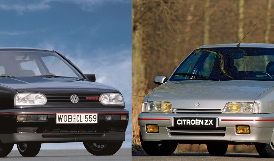 Citroën ZX Volcane vs VW Golf III GTI, duel de compactes sportives ...