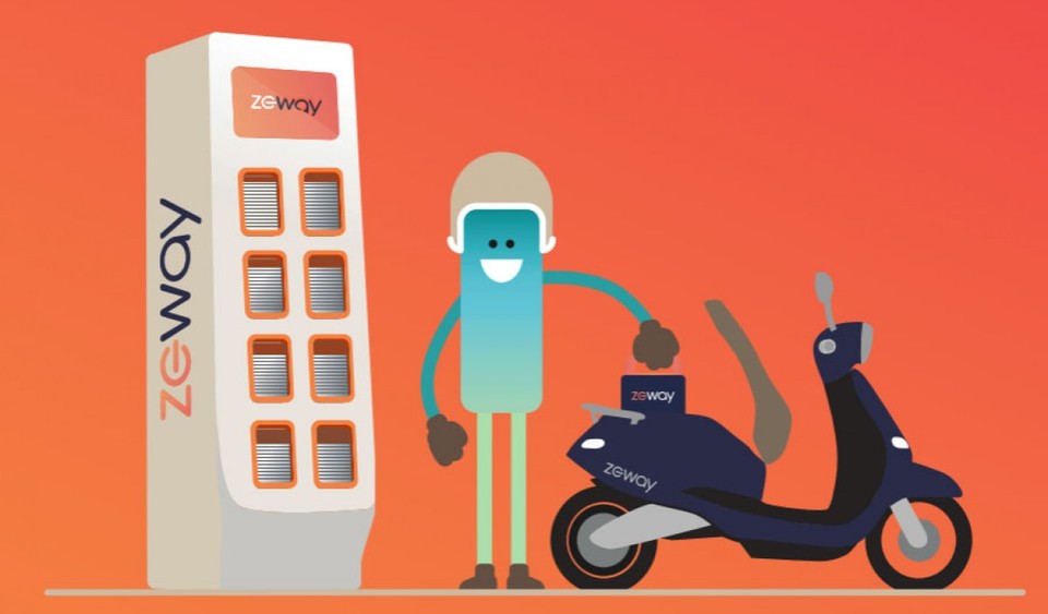 Zeway lance une offre de scooter électrique avec batteries échangeables ...