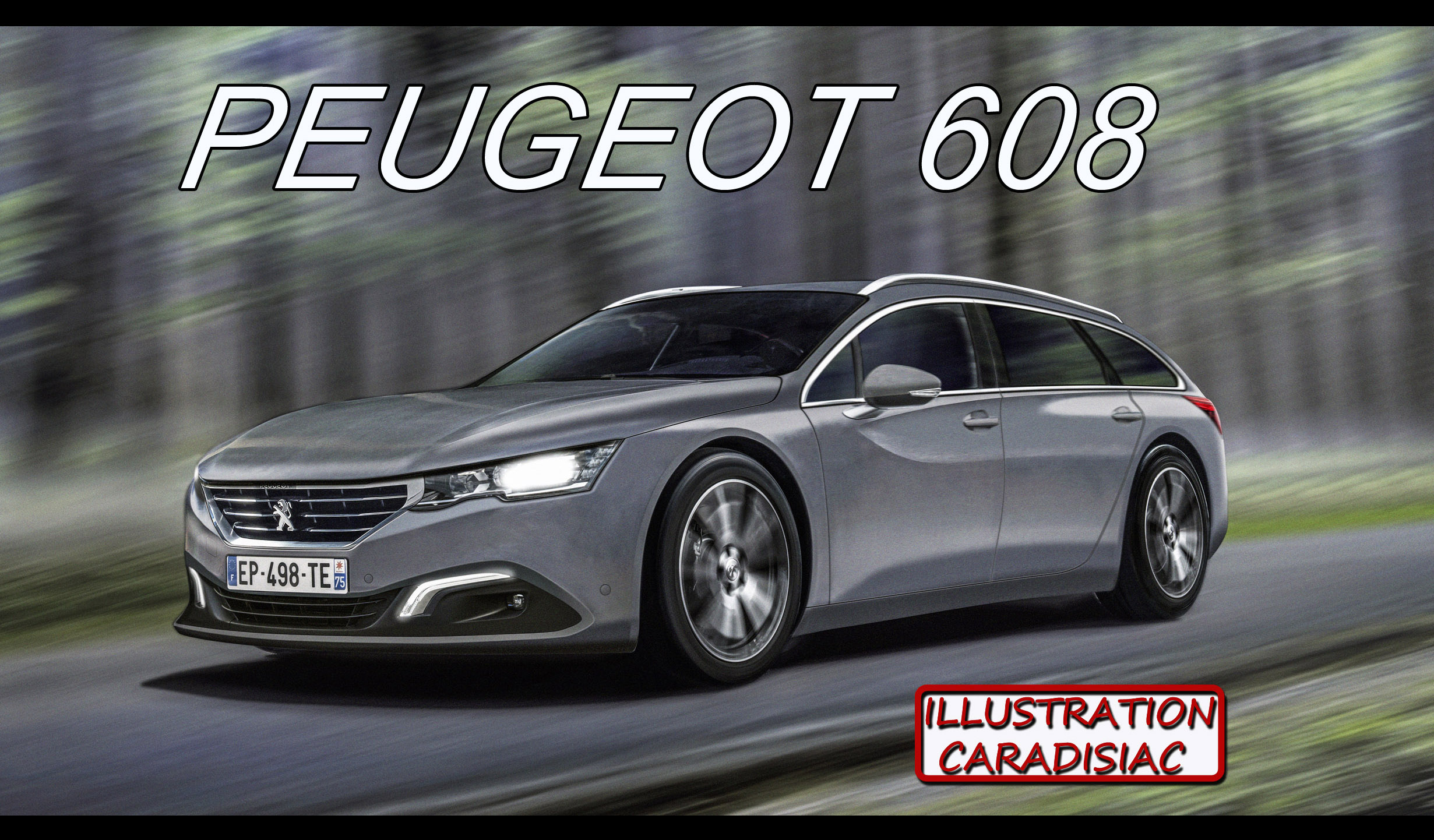 Peugeot 608, futur haut de gamme du Lion