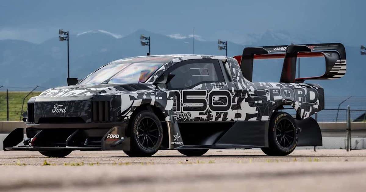 Ford engagera un monstrueux pick-up électrique à Pikes Peak 2024
